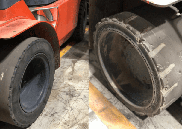 Forklift Tires: What You Need To Know & When To Replace Them | SIE