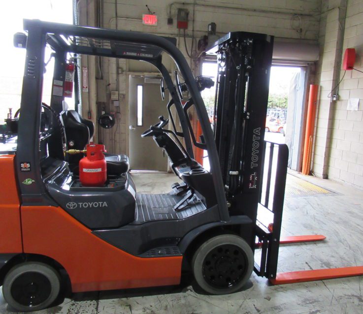 New 2019 Toyota Ic Cushion Forklift 8FGCU25 in Charlotte, NC